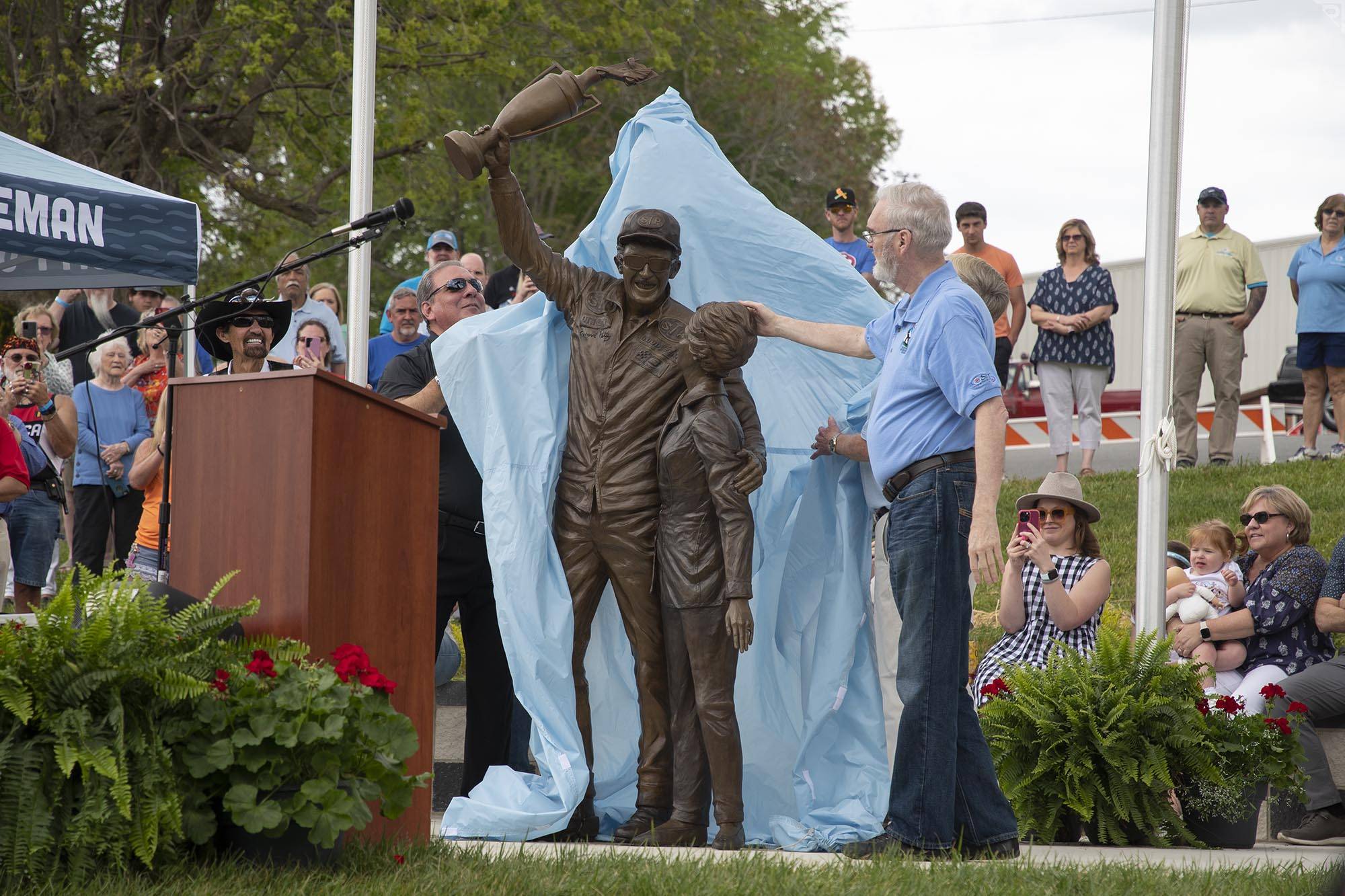 Randleman Honors Petty Family with Statue and Park