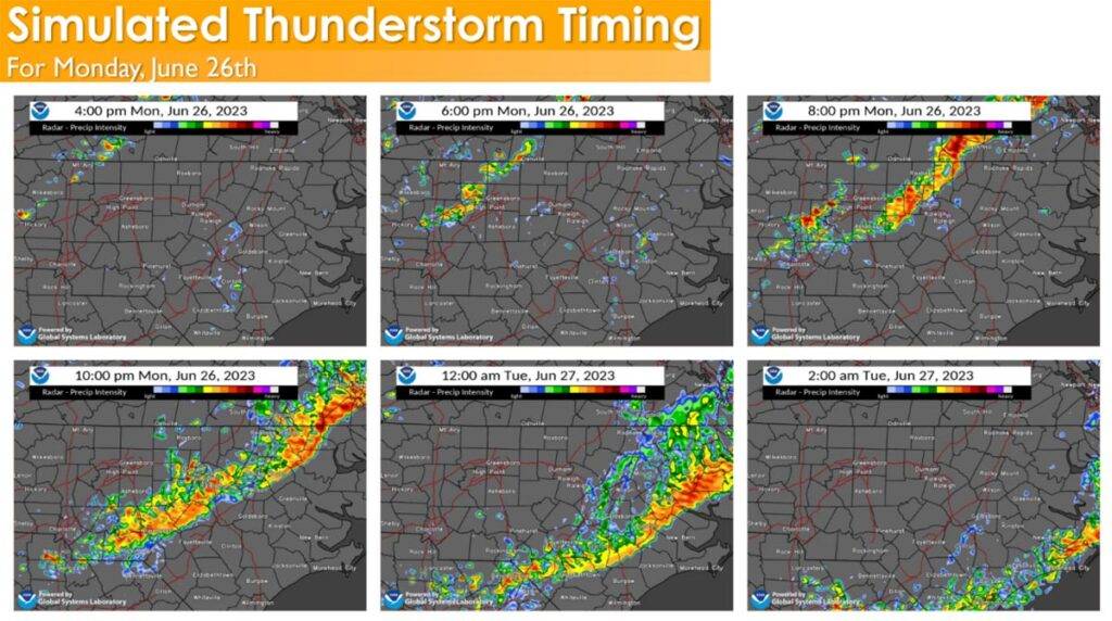 NWS Warns of Severe Weather Threat Monday Evening